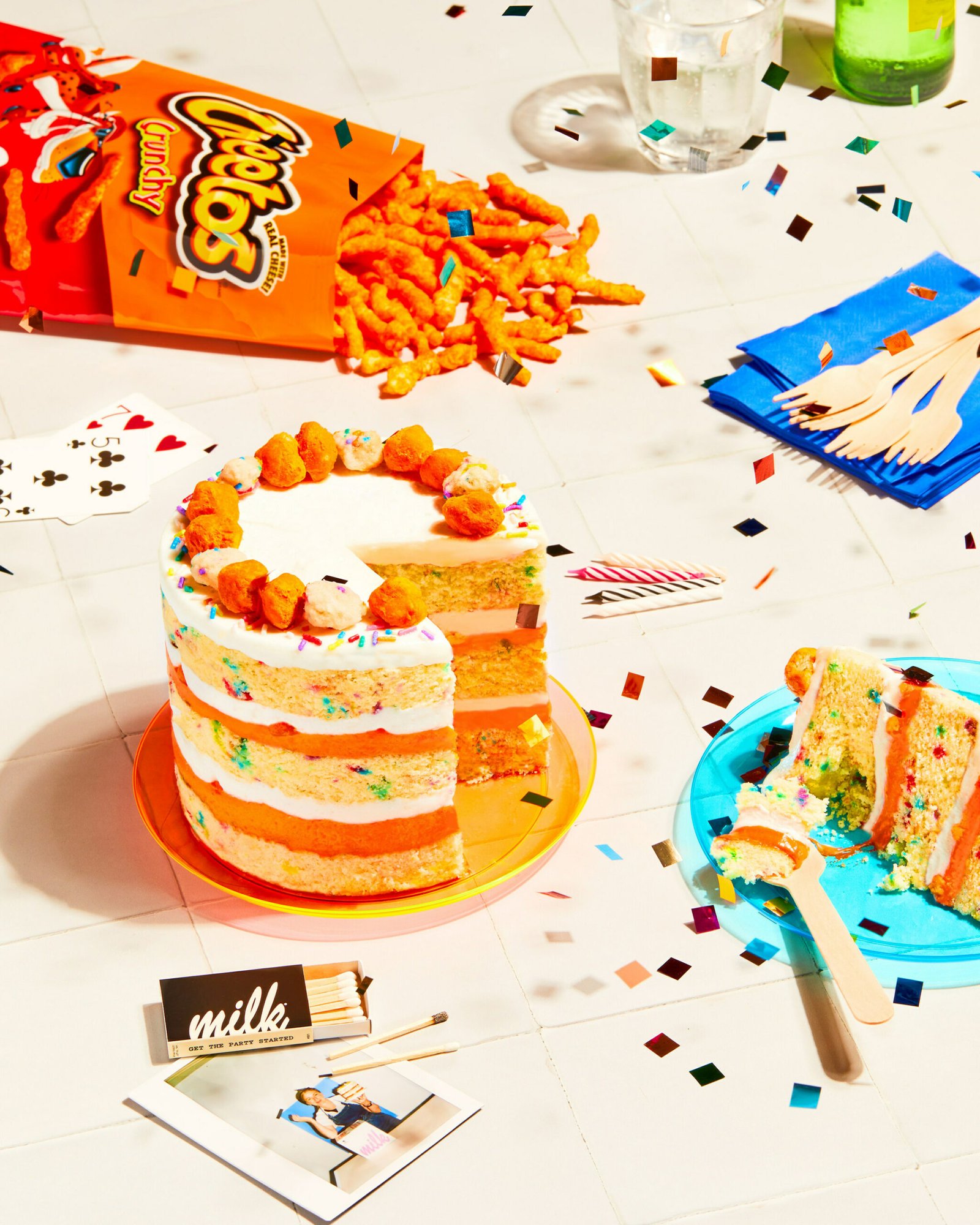 Christina Tosi’s New Cheetos masterpiece 75th Birthday cake