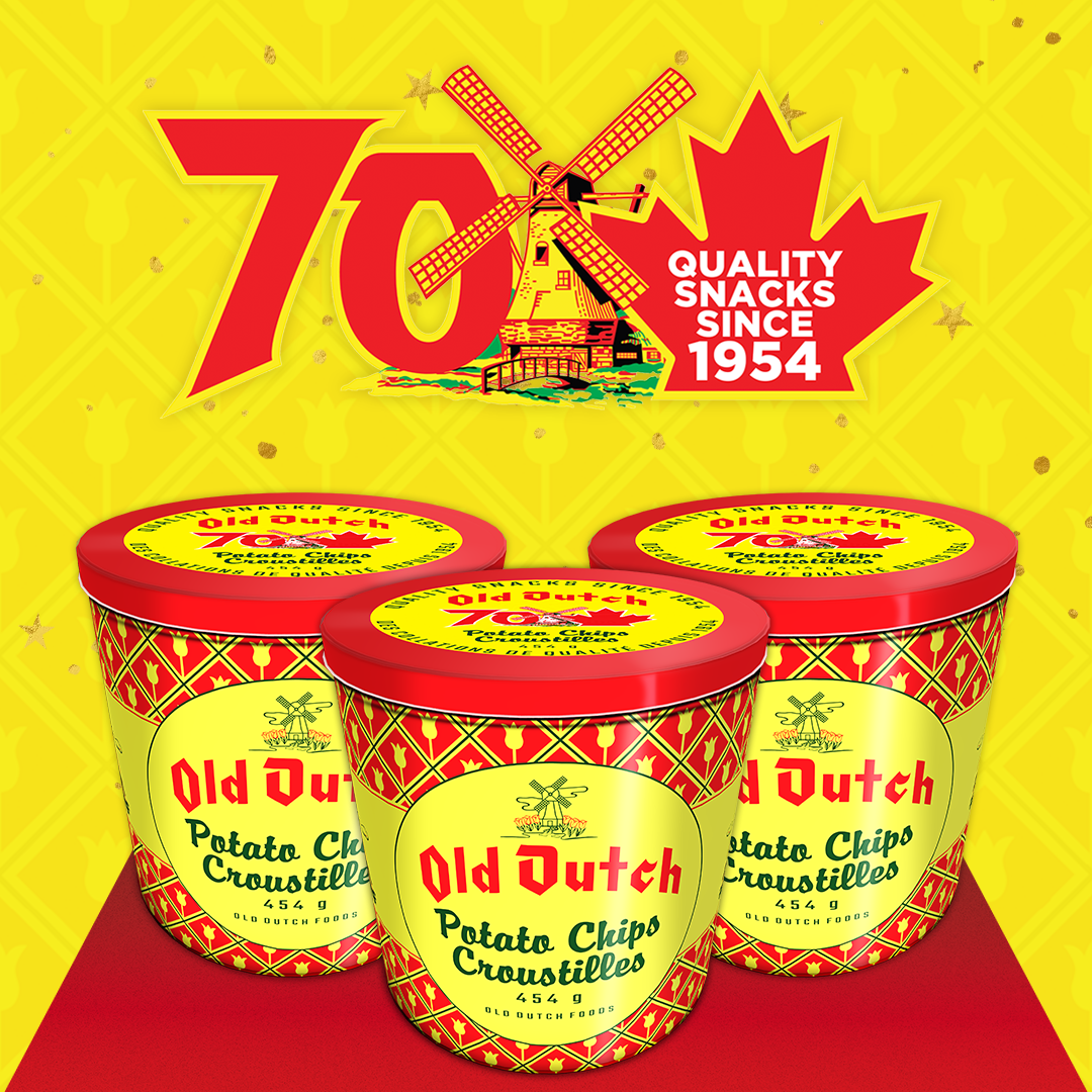 Old Dutch Foods: 70 Years, New Flavours, Limited Editions!