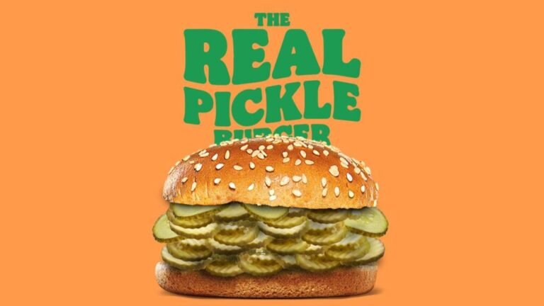 Burger King Thailand Intoduces New Real Pickle Burger